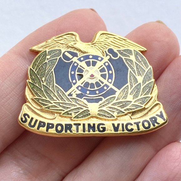 Other | Vintage Us Army Quartermaster Corps Supporting Victory Crest ...